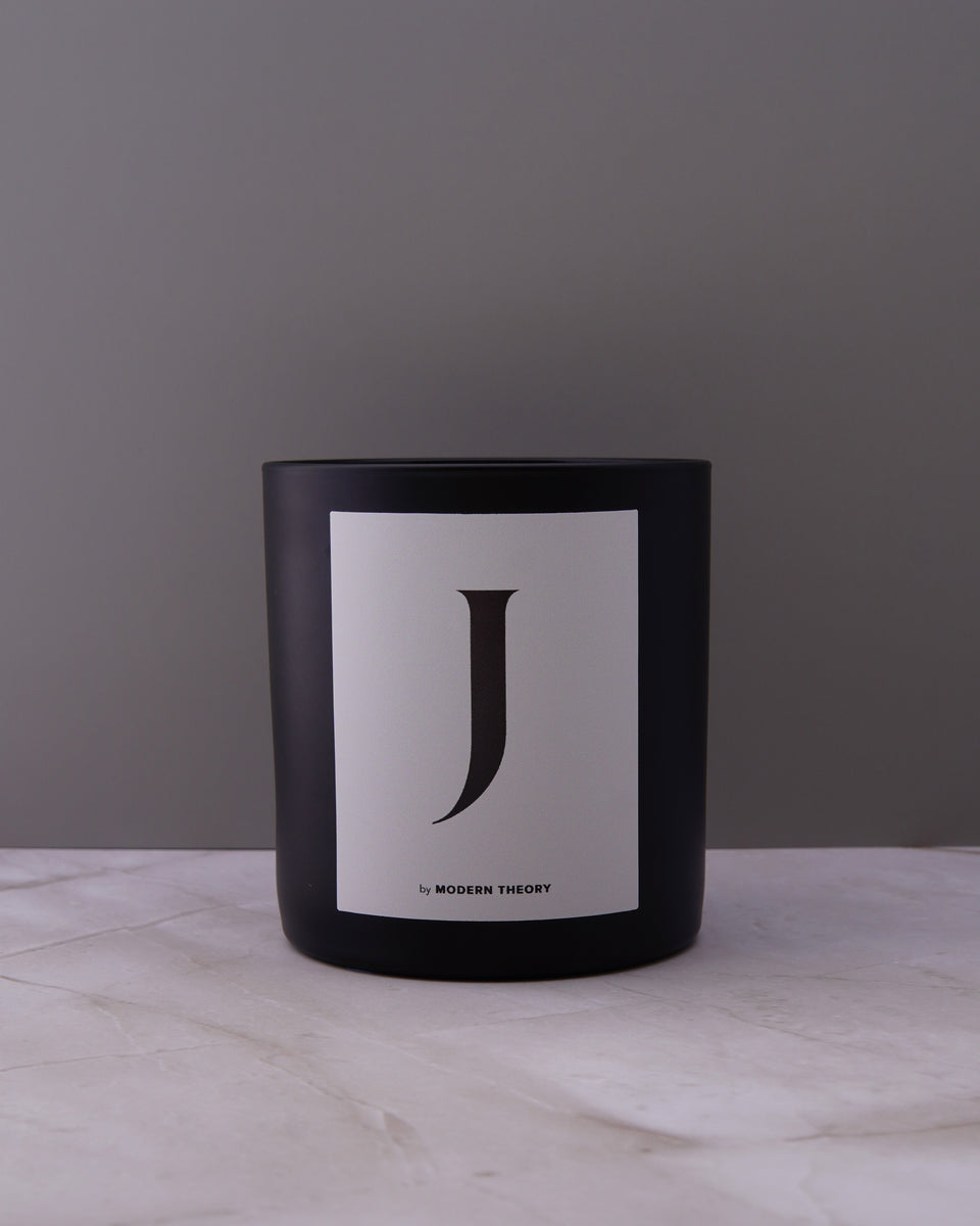 J - MONOGRAM Candle – Modern Theory Co.